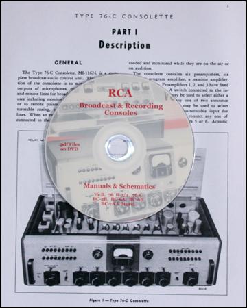 VintageWindings RCA Recording Console Service Manual .pdf DVD Page